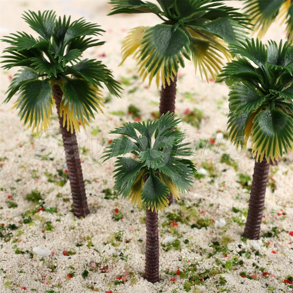 12x Model Palm Trees Train Railway Landscape Layout Scenery HO O N Z 1: ...