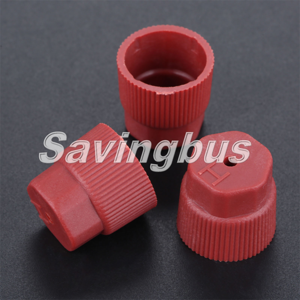 10Pcs/Set AC System Charging Port Caps R134a 13mm 16mm Air Conditioning ...
